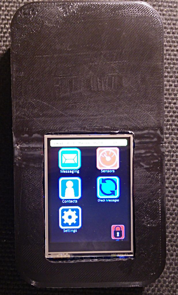 MyComm Portable Solar Powered Messaging Device