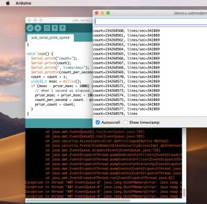 Improving Arduino Serial Monitor Performance
