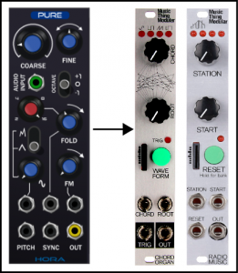 MultiDrum and VCO Firmware for Radio Music Module