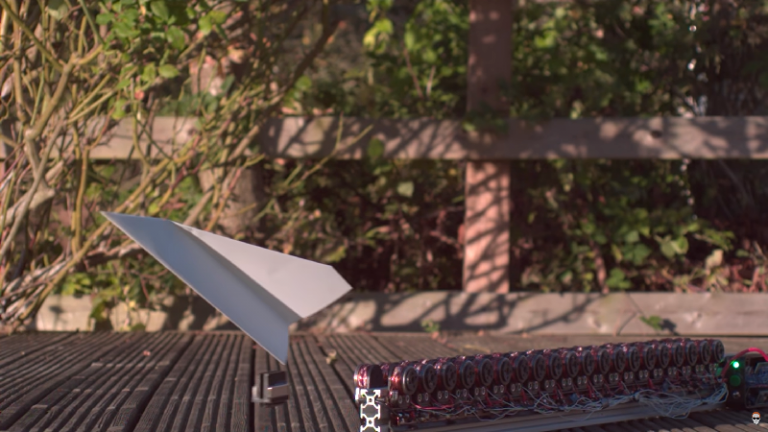 Magnetic Railgun Paper Airplane Launcher