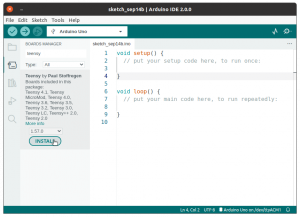 Arduino IDE 2.0.0 Teensy Support