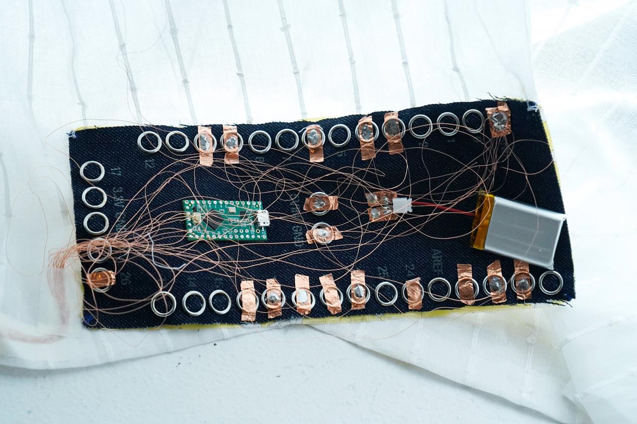 Soft Breakout Board and Touch Reactive Fabric Art